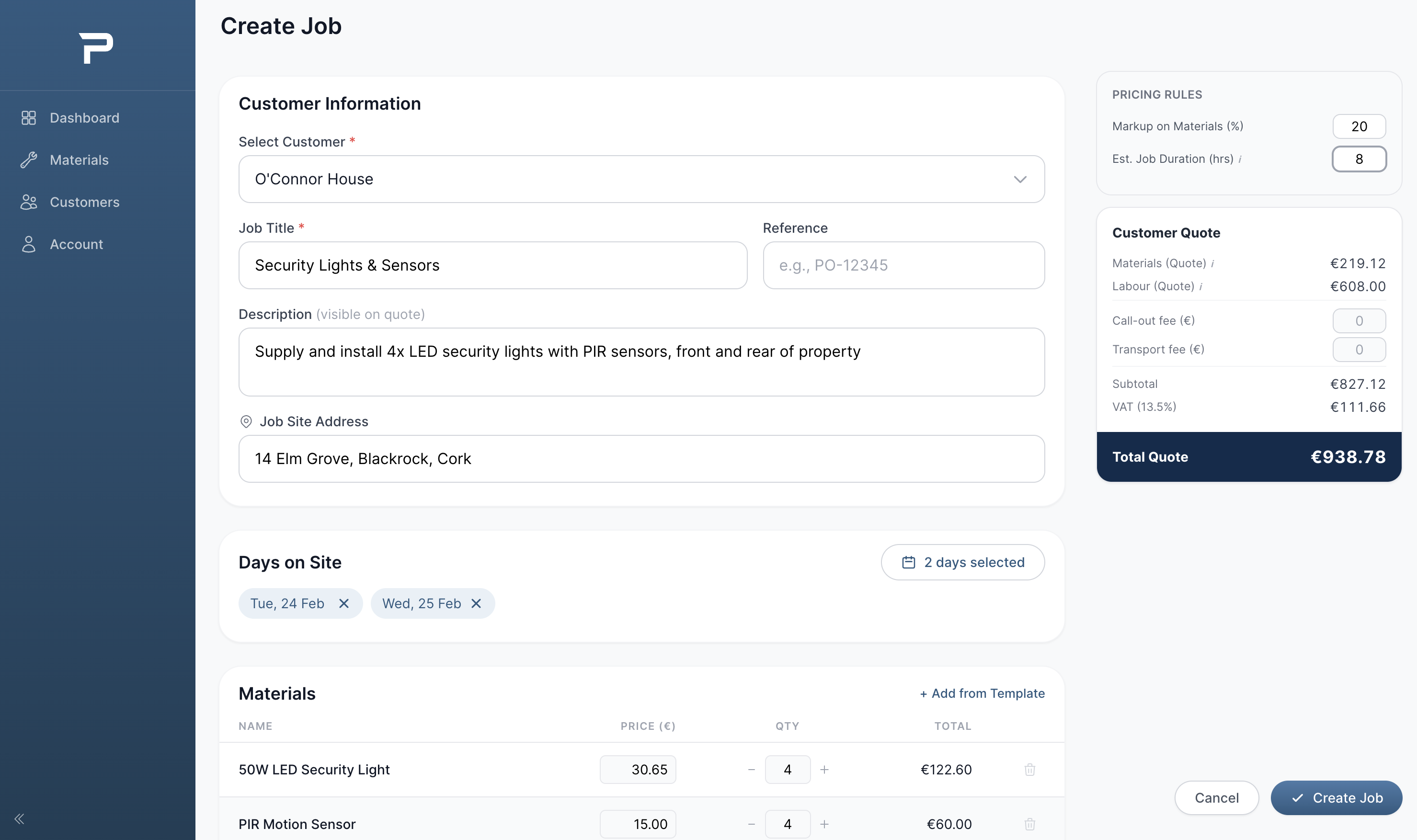 Price The Job | Job Pricing Software for Contractors